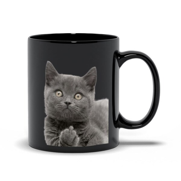 Middle Finger Cat - Etsy