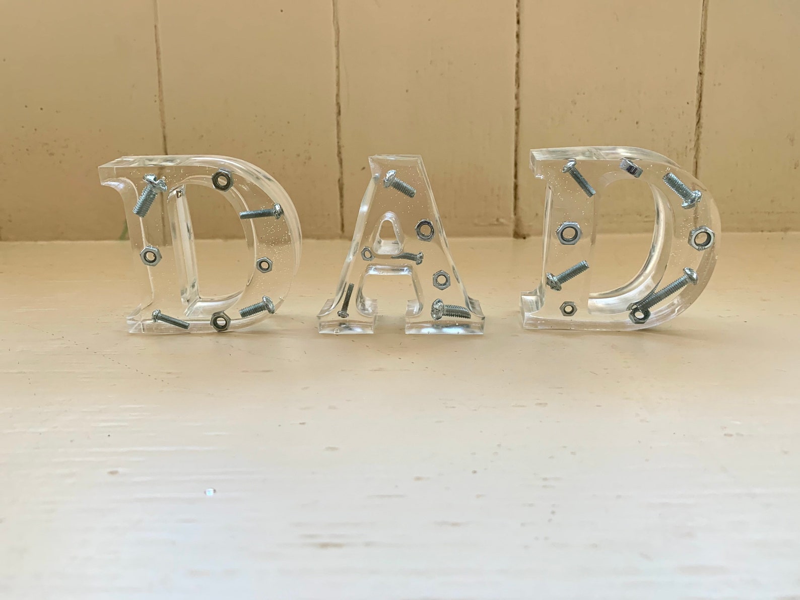 Nuts & Bolts DIY Individual Letters Personalised Name | Etsy