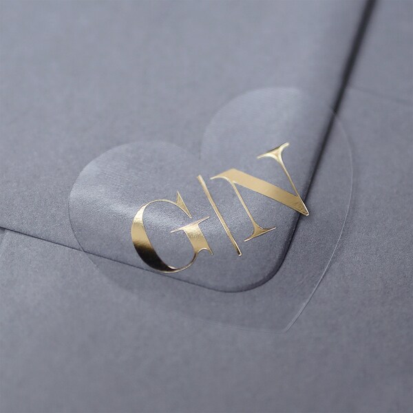 Gold Heart Stickers - Etsy