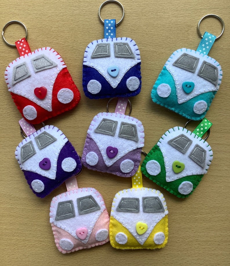 Campervan Keyring - Etsy UK