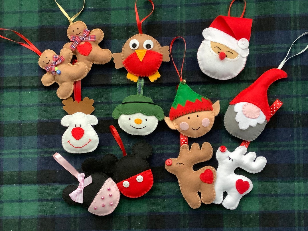 Handmade Christmas Decorations - Etsy