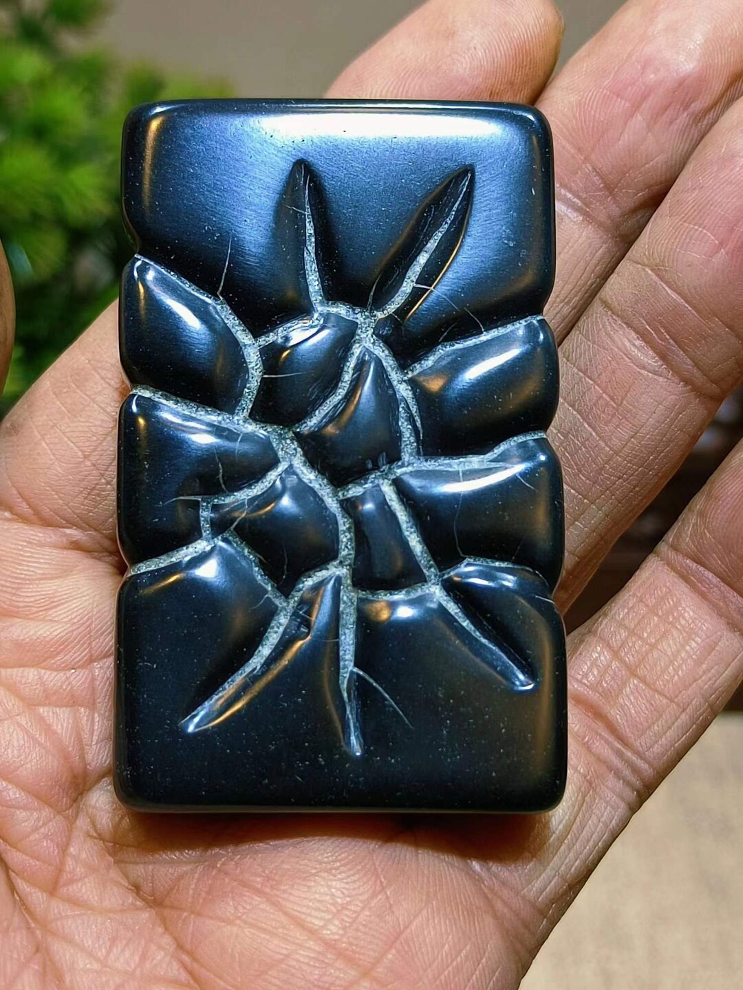 China Natural Stone tortoise Back Pattern Stone Moire Stone 122002 - Etsy