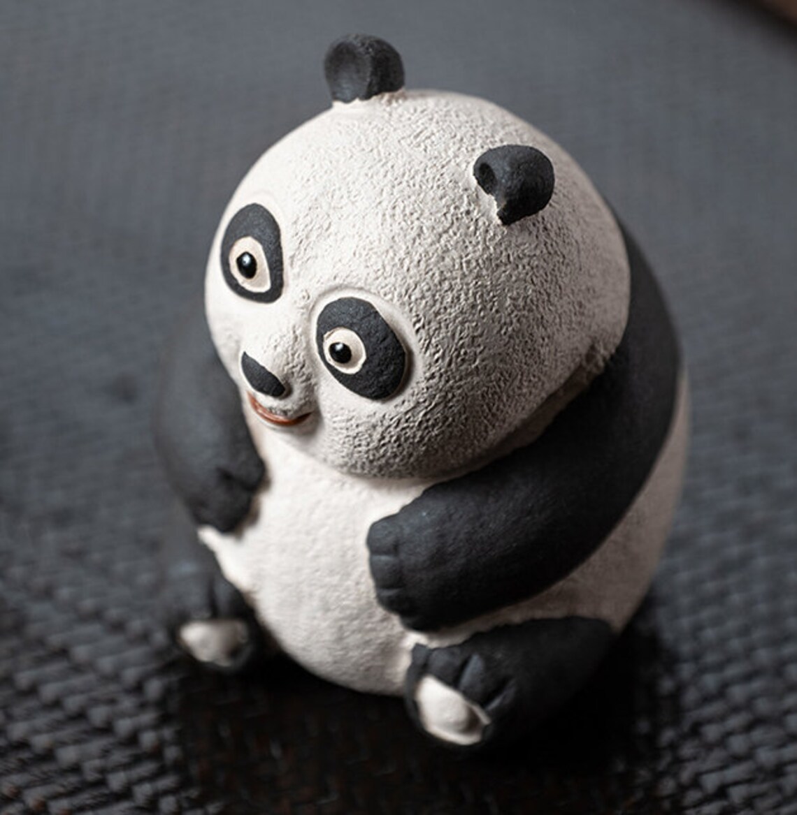 Chinese Yixing Zisha Pottery Tea Pet:panda - Etsy