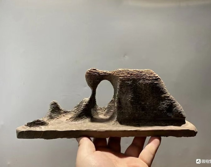 China Natural Stone Mountain Stones Bonsai Suiseki Lingbi Stone 灵璧石 ...