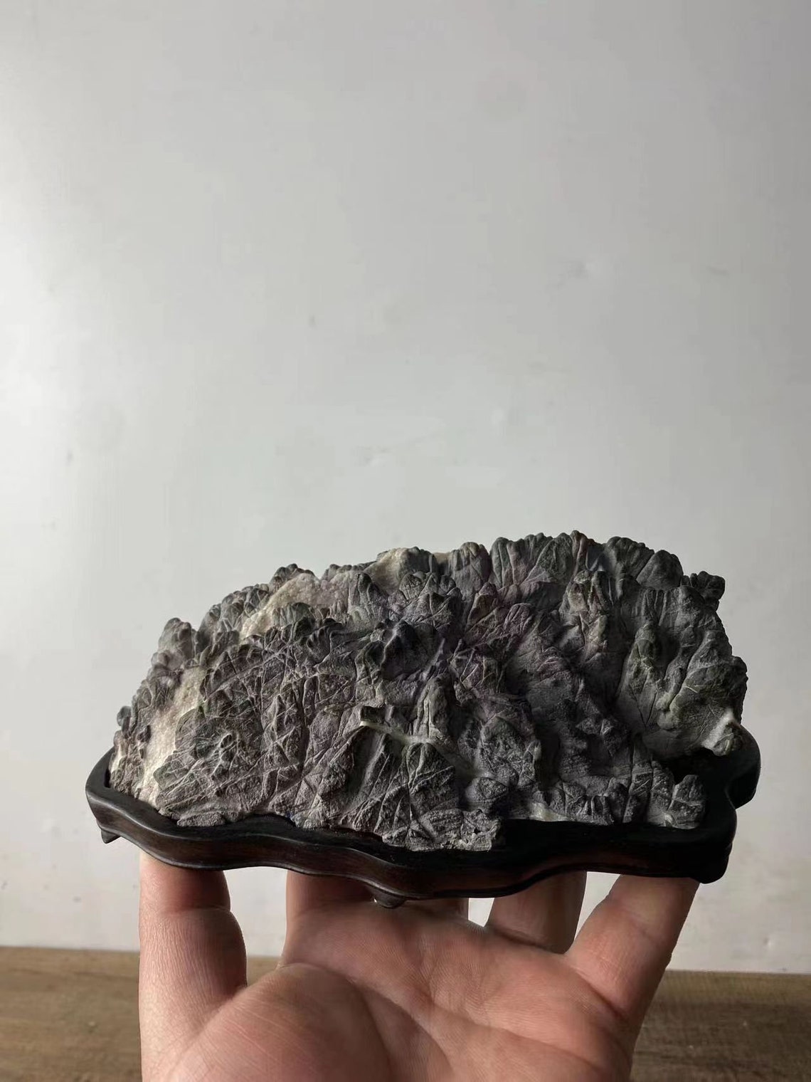 China Natural Stone Mountain Stones Bonsai Suiseki Lingbi Stone 071809 ...
