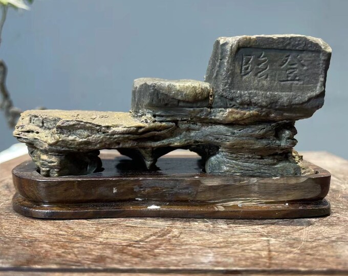 Old Collection China Natural Stone Mountain Stones Bonsai Suiseki ...