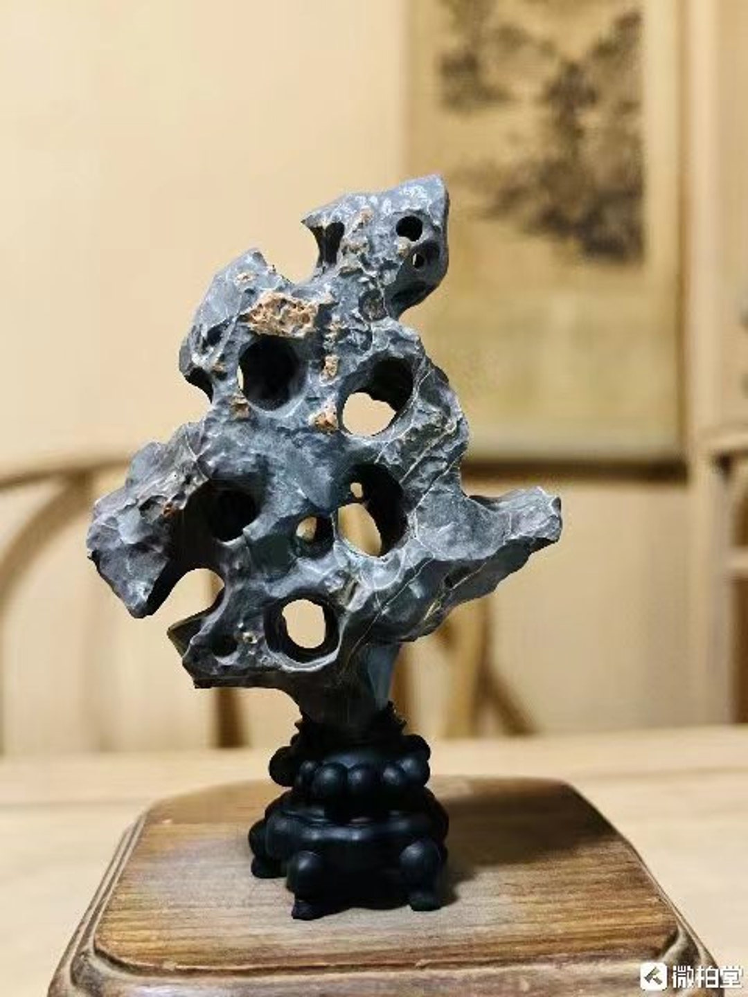 China Natural Stone Mountain Stones Bonsai Suiseki North Taihu Stone ...