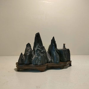 China Natural Stone Mountain Stones Bonsai Suiseki Lingbi Stone 042601 ...