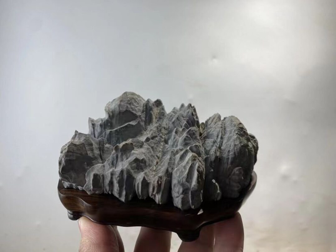 China Natural Stone Mountain Stones Bonsai Suiseki Lingbi Stone 072109 ...
