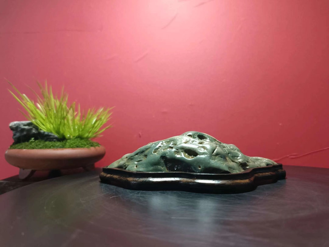 China Natural Stone Mountain Stones Bonsai Suiseki Nine Dragons Wall ...