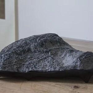China Natural Stone Mountain Stones Bonsai Suiseki Lingbi Stone 灵璧石 ...