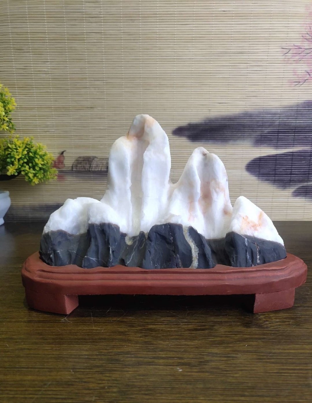 China Natural Stone Mountain Stones Bonsai Suiseki Lingbi Stone Yunwu ...