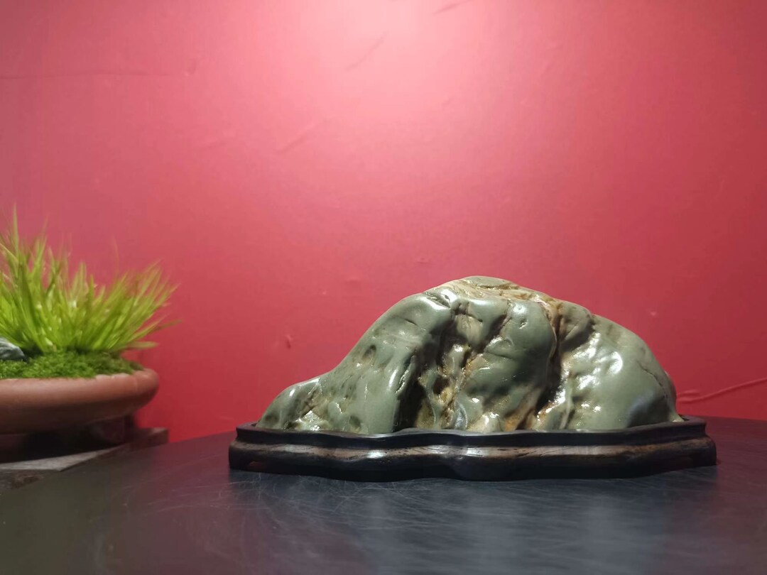 China Natural Stone Mountain Stones Bonsai Suiseki Nine Dragons Wall ...