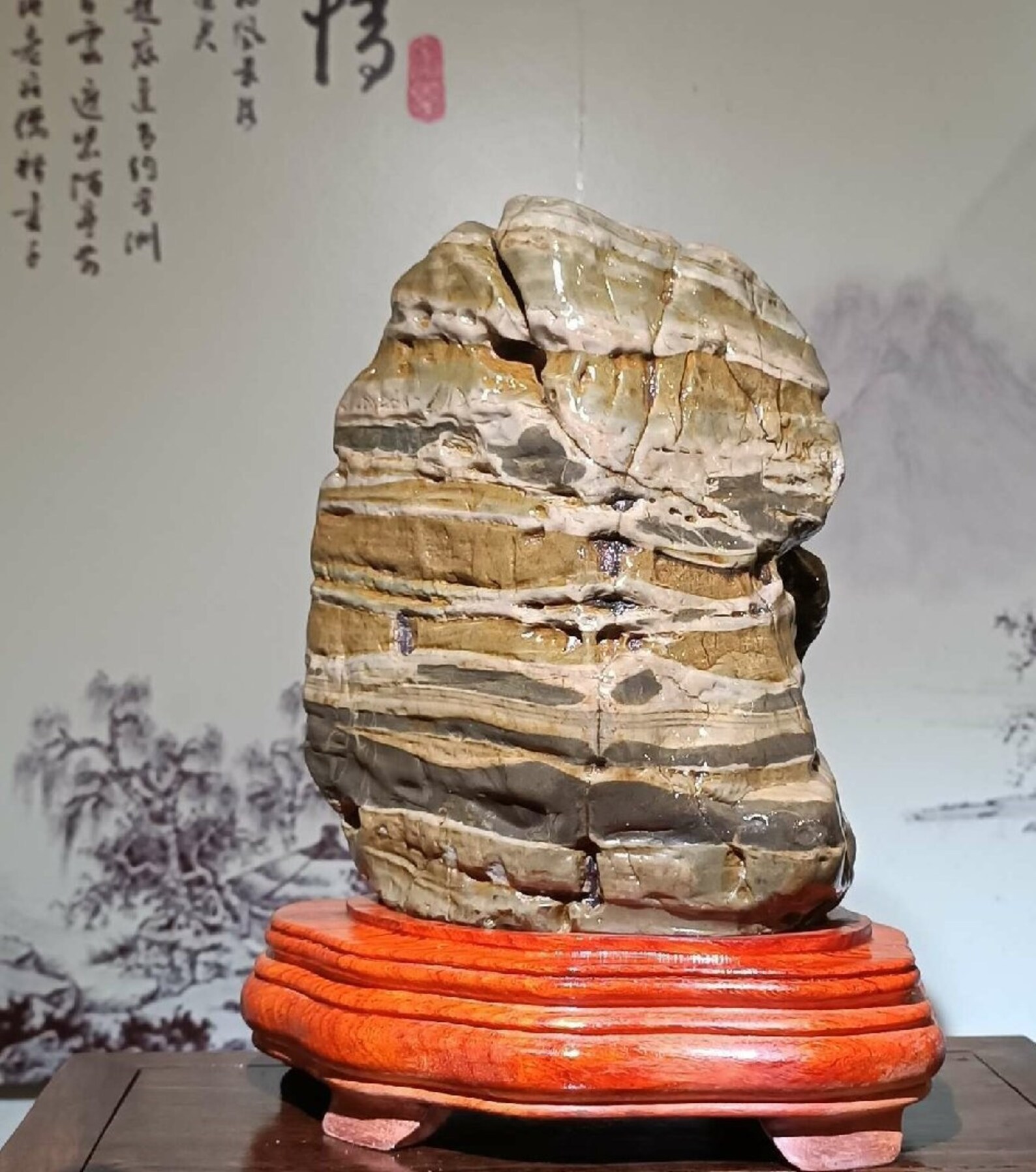 China Natural Stone Mountain Stones Bonsai Suiseki Nine | Etsy