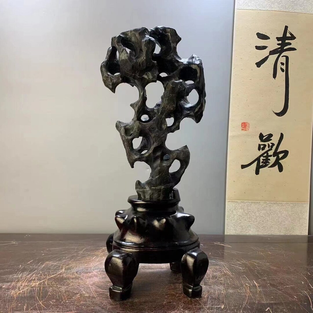 China Natural Stone Mountain Stones Bonsai Suiseki Taihu Stone 太湖石 ...