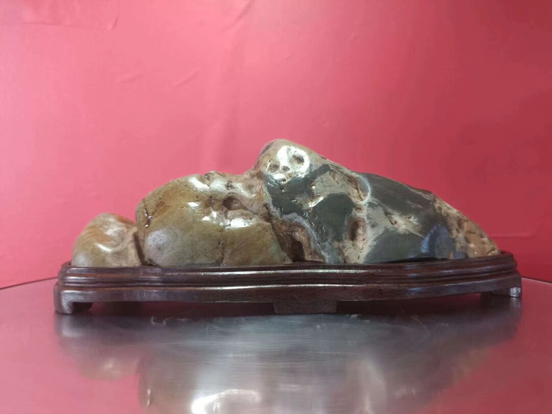 China Natural Stone Mountain Stones Bonsai Suiseki Nine Dragons Wall ...