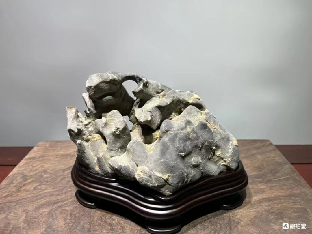 China Natural Stone Mountain Stones Bonsai Suiseki Taihu Stone 太湖石 ...