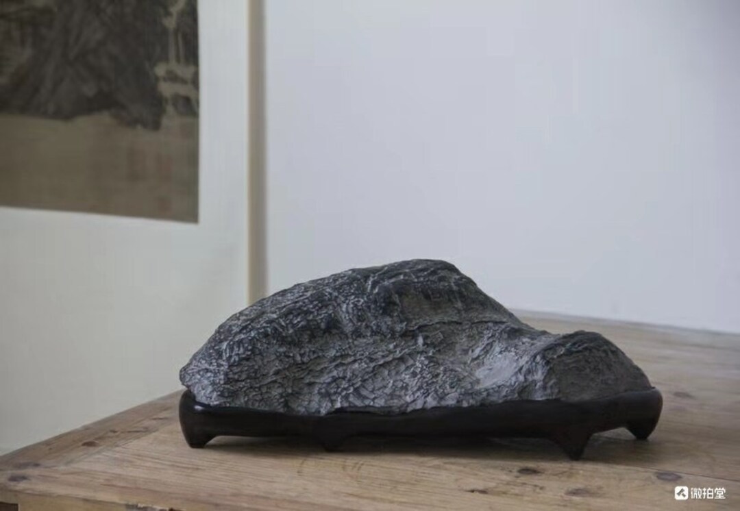 China Natural Stone Mountain Stones Bonsai Suiseki Lingbi Stone 灵璧石 ...