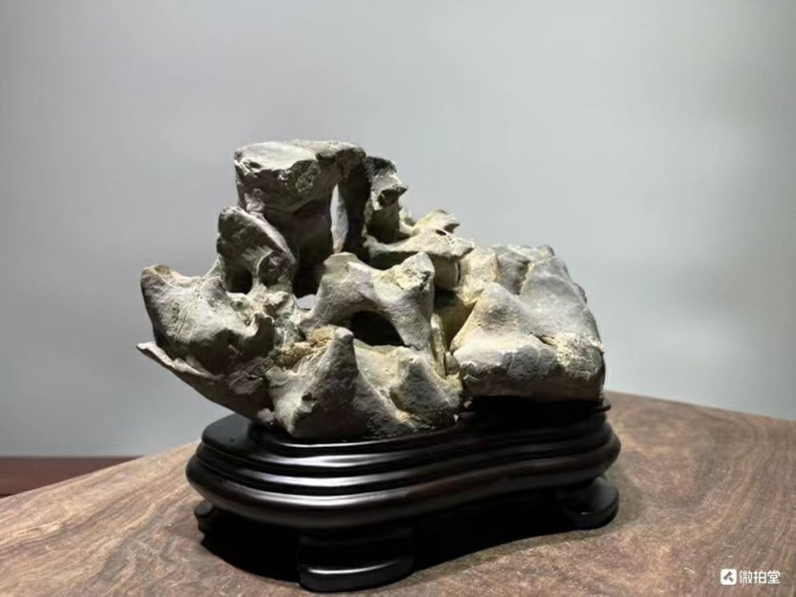 China Natural Stone Mountain Stones Bonsai Suiseki Taihu Stone 太湖石 ...