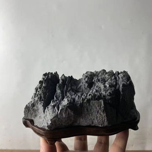 China Natural Stone Mountain Stones Bonsai Suiseki Lingbi Stone Stone ...