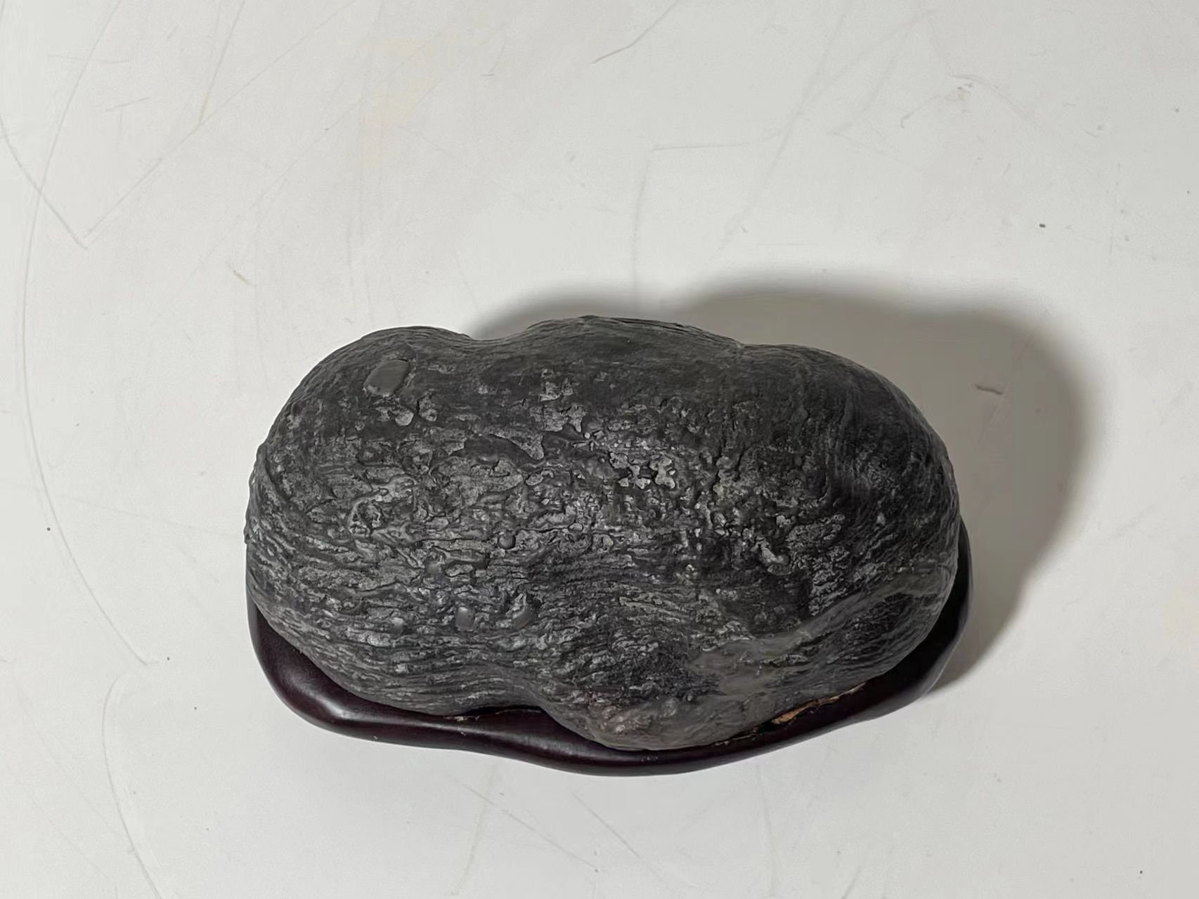 China Natural Stone Mountain Stones Bonsai Suiseki Lingbi Stone 灵璧石 ...