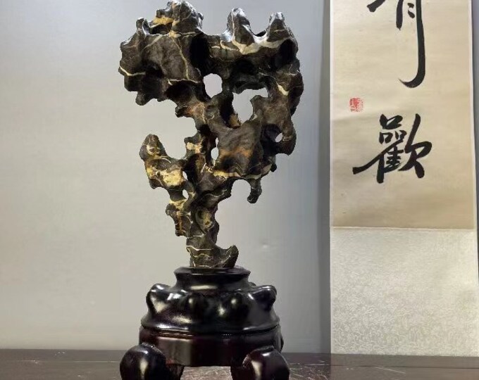 China Natural Stone Mountain Stones Bonsai Suiseki Taihu Stone 太湖石 ...