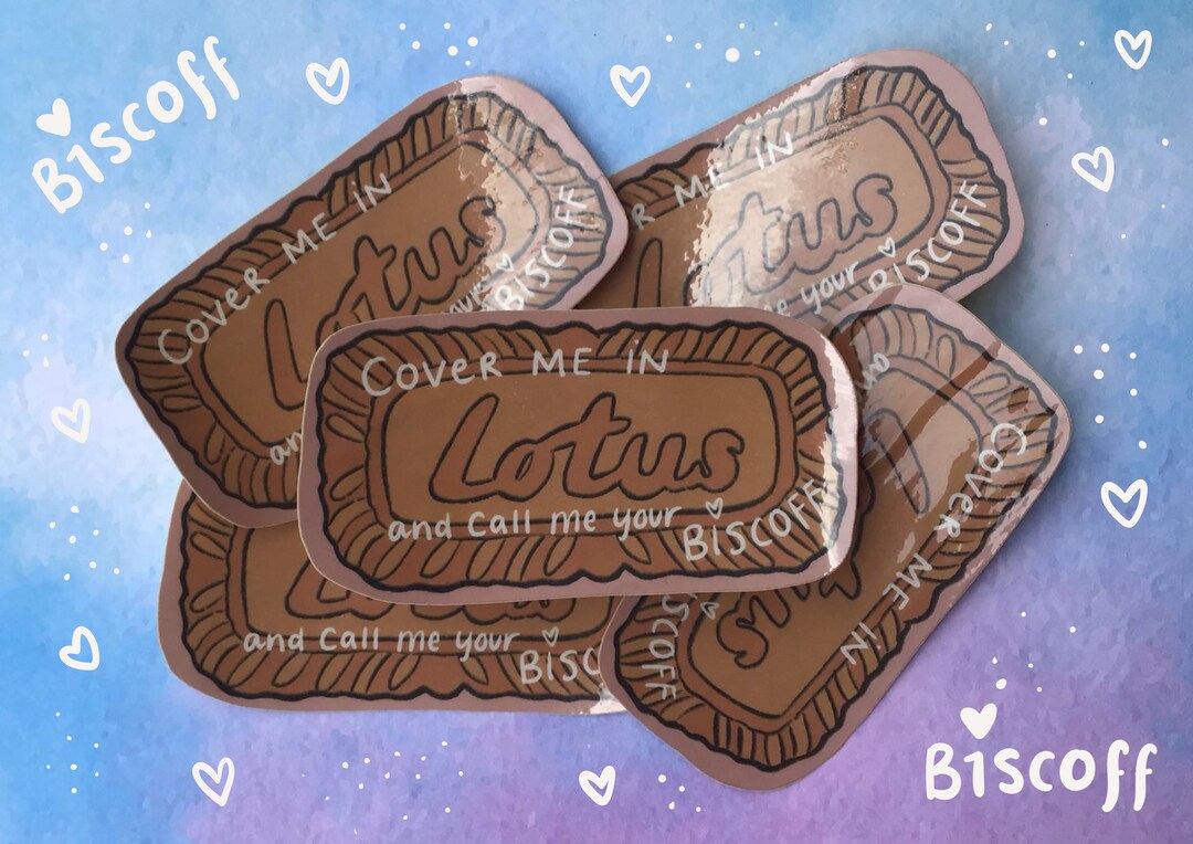 Lotus Biscoff Sticker - Etsy