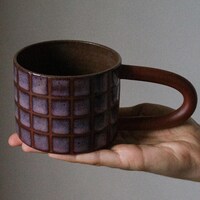 Handmade Ceramic Mugs, Bare Textures - Toast - Etsy