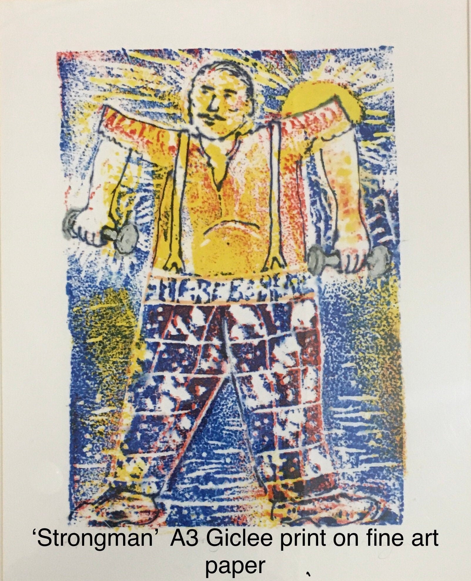 Strongman Print. - Etsy