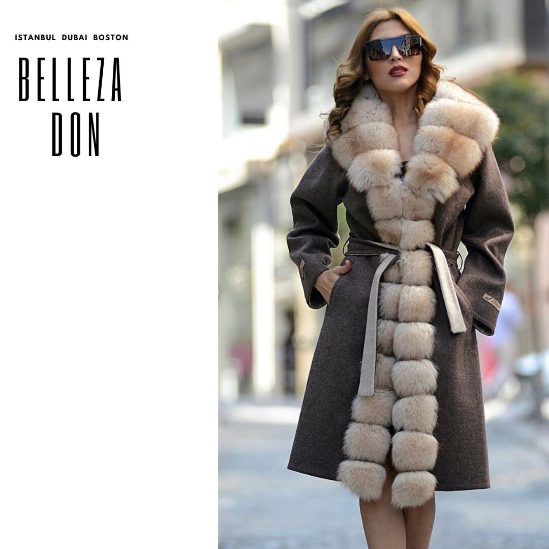 Custom Real Fur Coat Glamorous Faux Fur Coat for Woman Cozy - Etsy