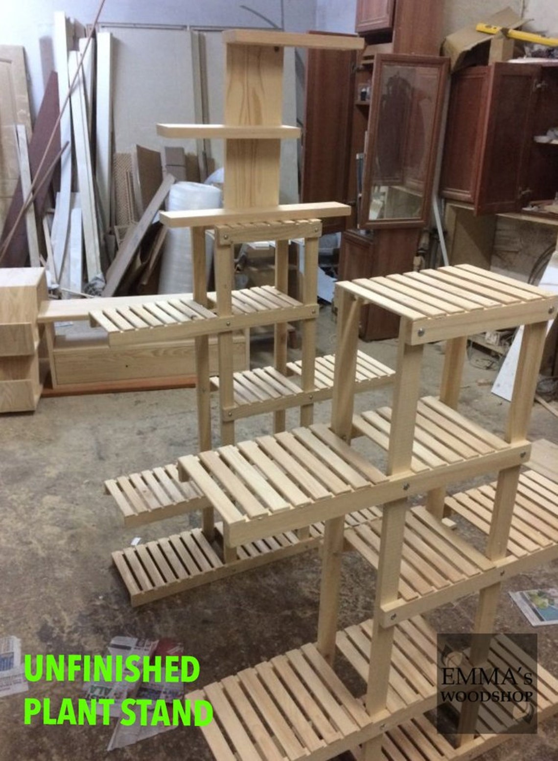 5 POTS Multi Tier Plant Stand Flower Rack Shelf Outdoor | Etsy