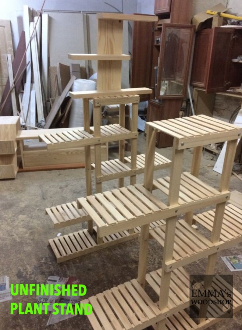 5 POTS Multi Tier Plant Stand Flower Rack Shelf Outdoor | Etsy