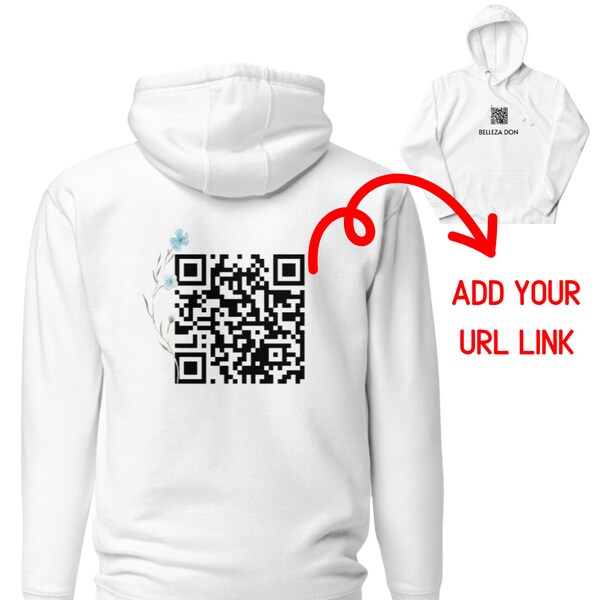Qr Code Hoodie - Etsy