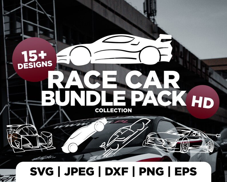 Race Cars Svg Race Car Bundle Svg Race Cars Clipart Sports Etsy