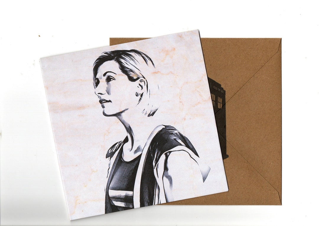 Jodie Whittaker 15x15 Greeting Card and Envelope Blank Inside - Etsy