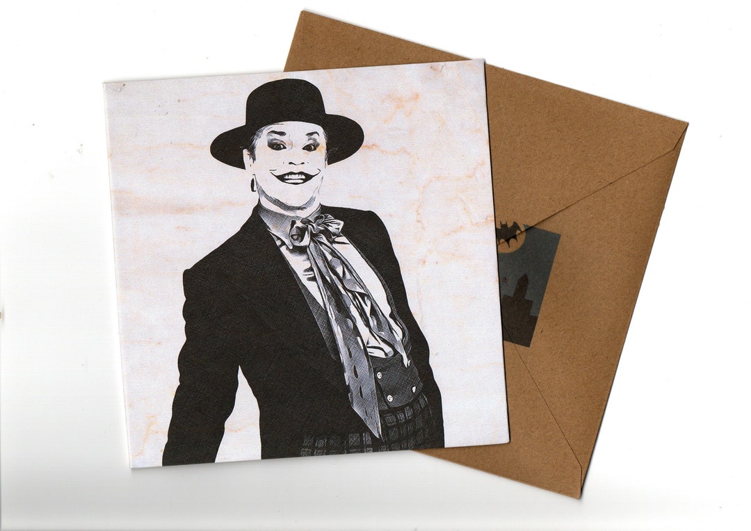 Jack Nicholson 15x15 Handmade Greeting Card Blank Inside - Etsy