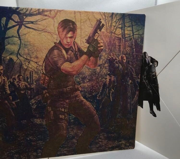 Leon Kennedy (RE4) Handmade Greeting Card 15x15 and Envelope Blank ...