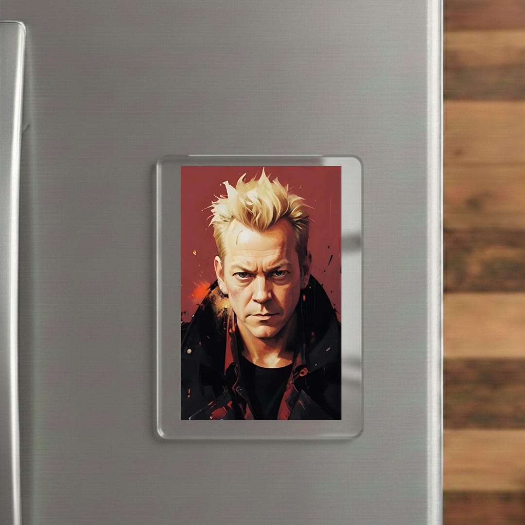 Kiefer Sutherland Drawing Style Fridge Magnet 7.5 X 4.5 Cm - Etsy