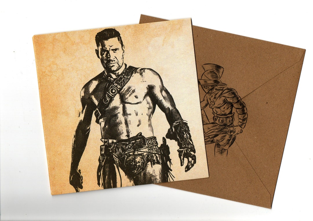 Manu Bennett 15x15cm Card and Envelope Blank Inside - Etsy