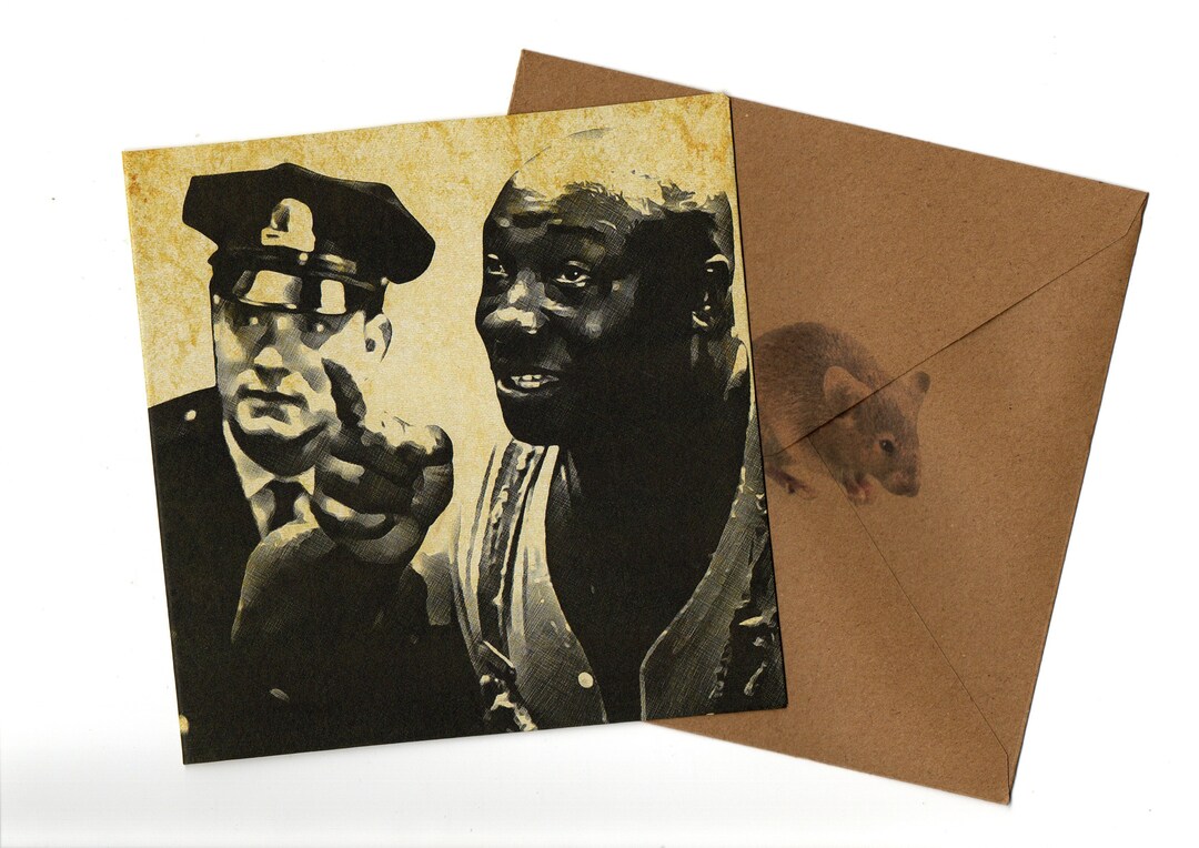 Michael Clarke Duncan and Tom Hanks 15x15 Greeting Card and Envelope ...
