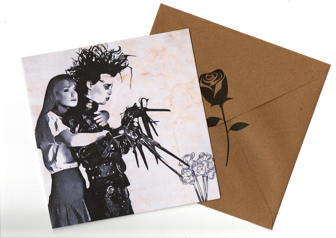 Johnny Depp, Winona Ryder 15x15 Greeting Card With Envelope - Etsy