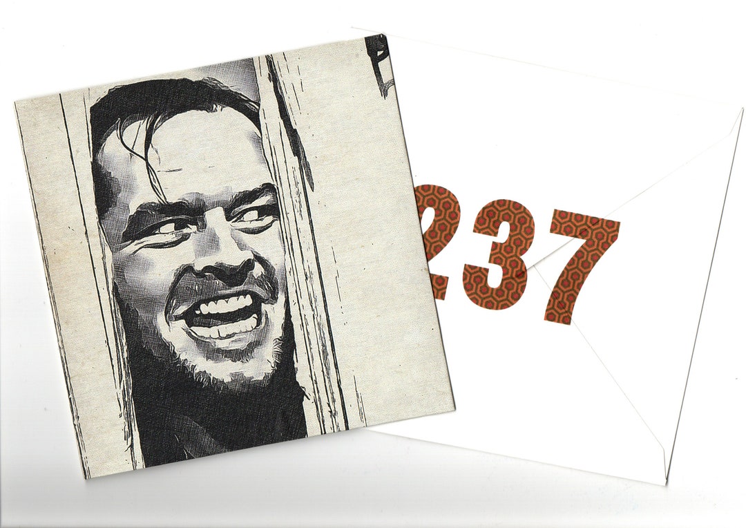 Jack Nicholson Card 15x15 Handmade Greeting Card Blank Inside - Etsy