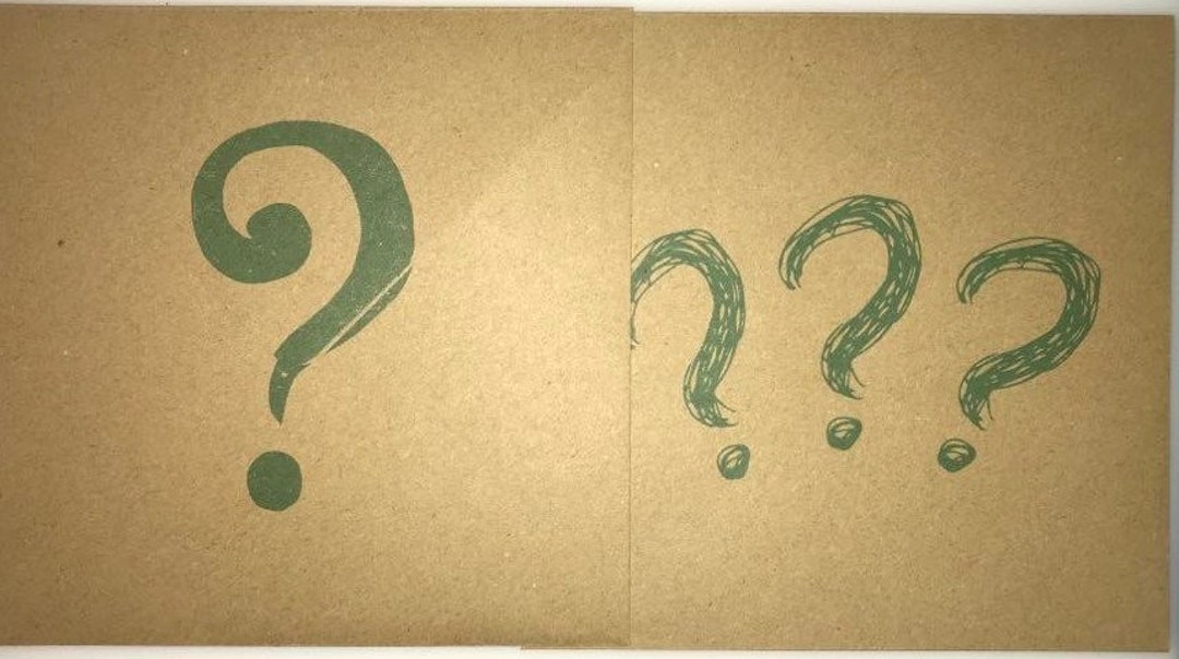 6x6 Riddler Envelopes Question Mark Brown Craft Paper - Etsy UK