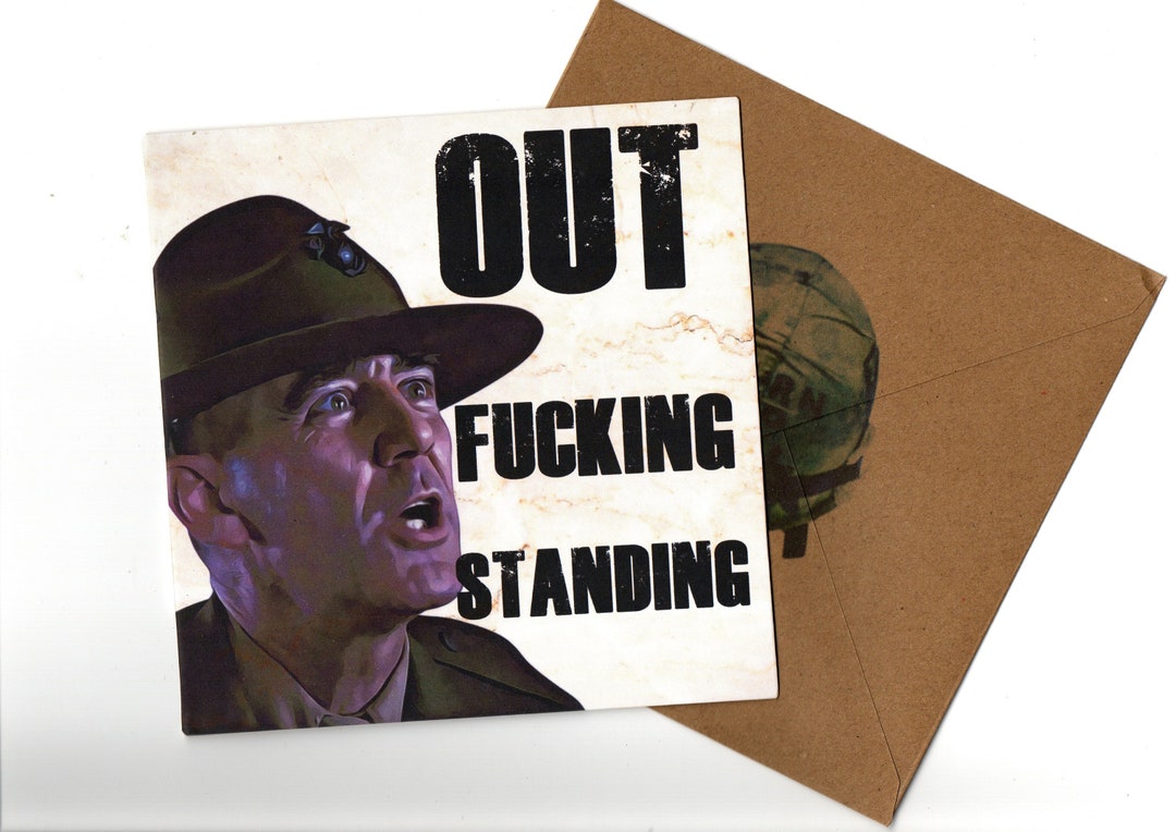 Drill Sergeant Congratulations Card: Handmade Greeting Card - Etsy