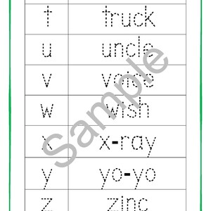 Trace & Write Letters Number and Shapes Preschool / - Etsy