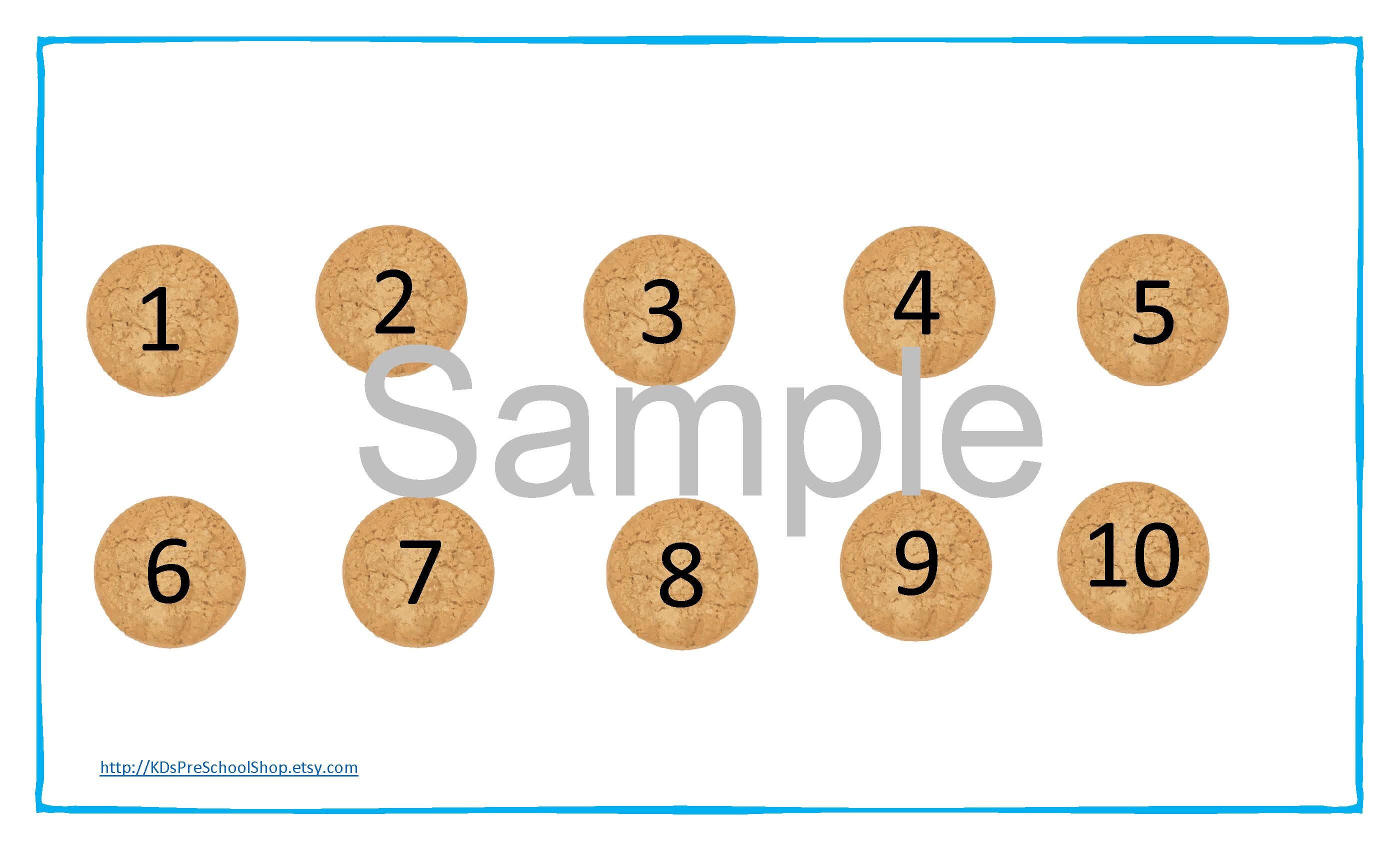 Count the Girls Cookies Match-up Preschool/homeschool - Etsy