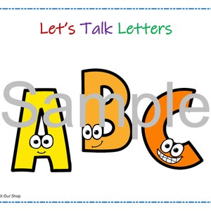 All About Letters A-Z Toddler Preschool Home School Printable - Etsy