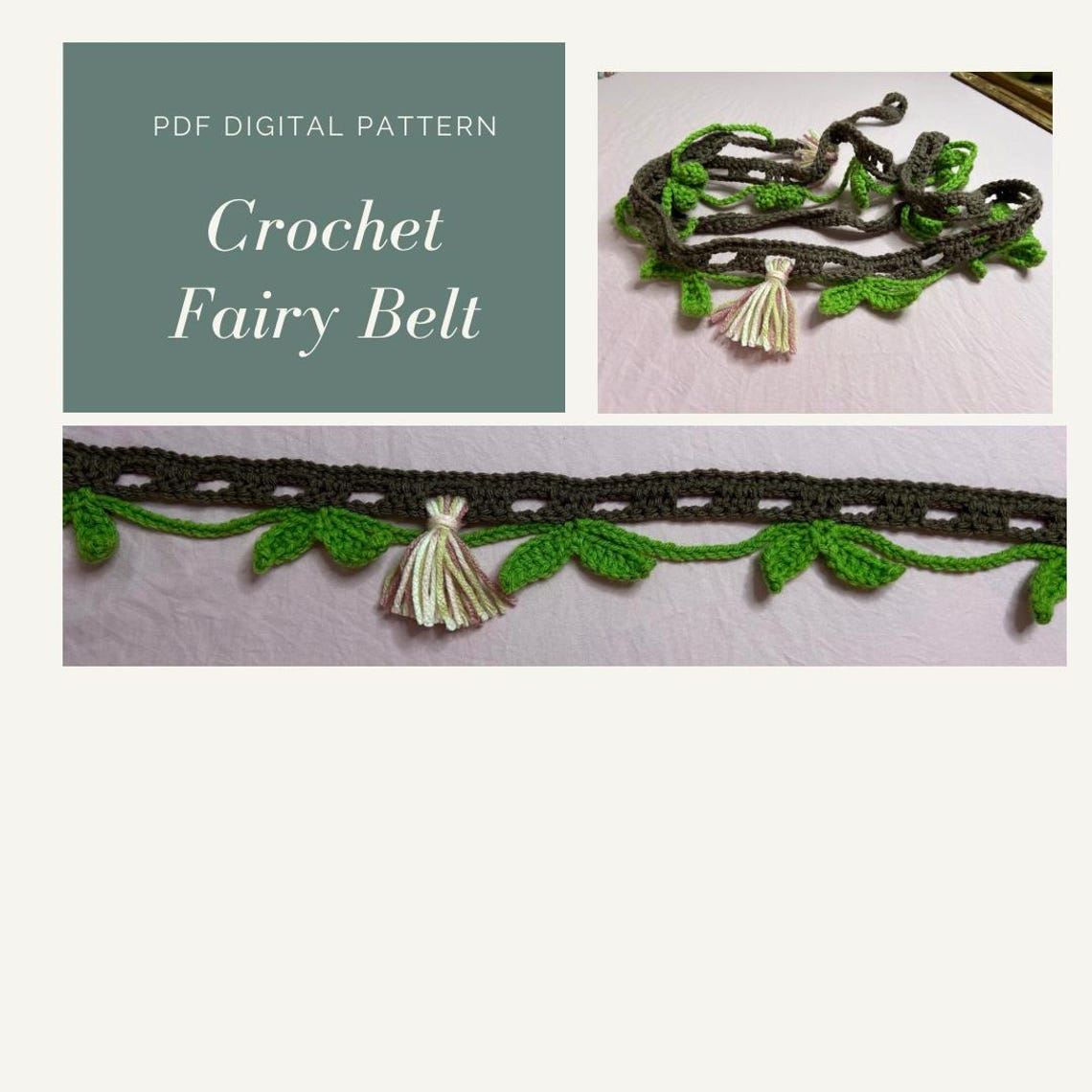 Crochet Fairy Belt Pattern! (PDF) - Etsy