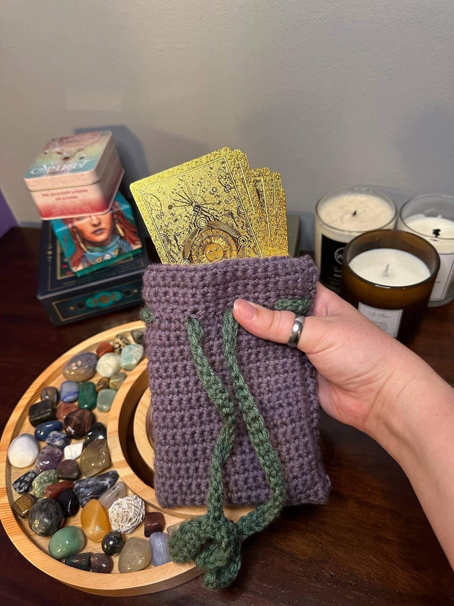 Crochet Tarot Pouch Pattern! (PDF) - Etsy