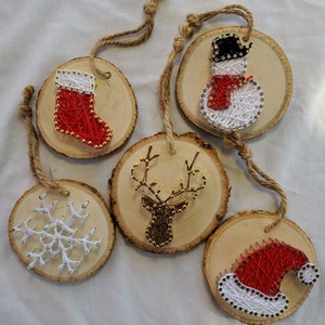 Christmas Ornaments String Art - Etsy